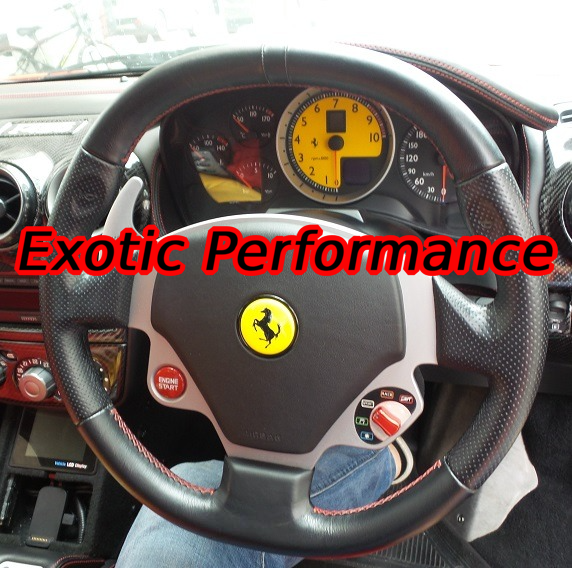 Ferrari Steering Wheel Upgrade – Carbon Fiber | Exotic Performance
