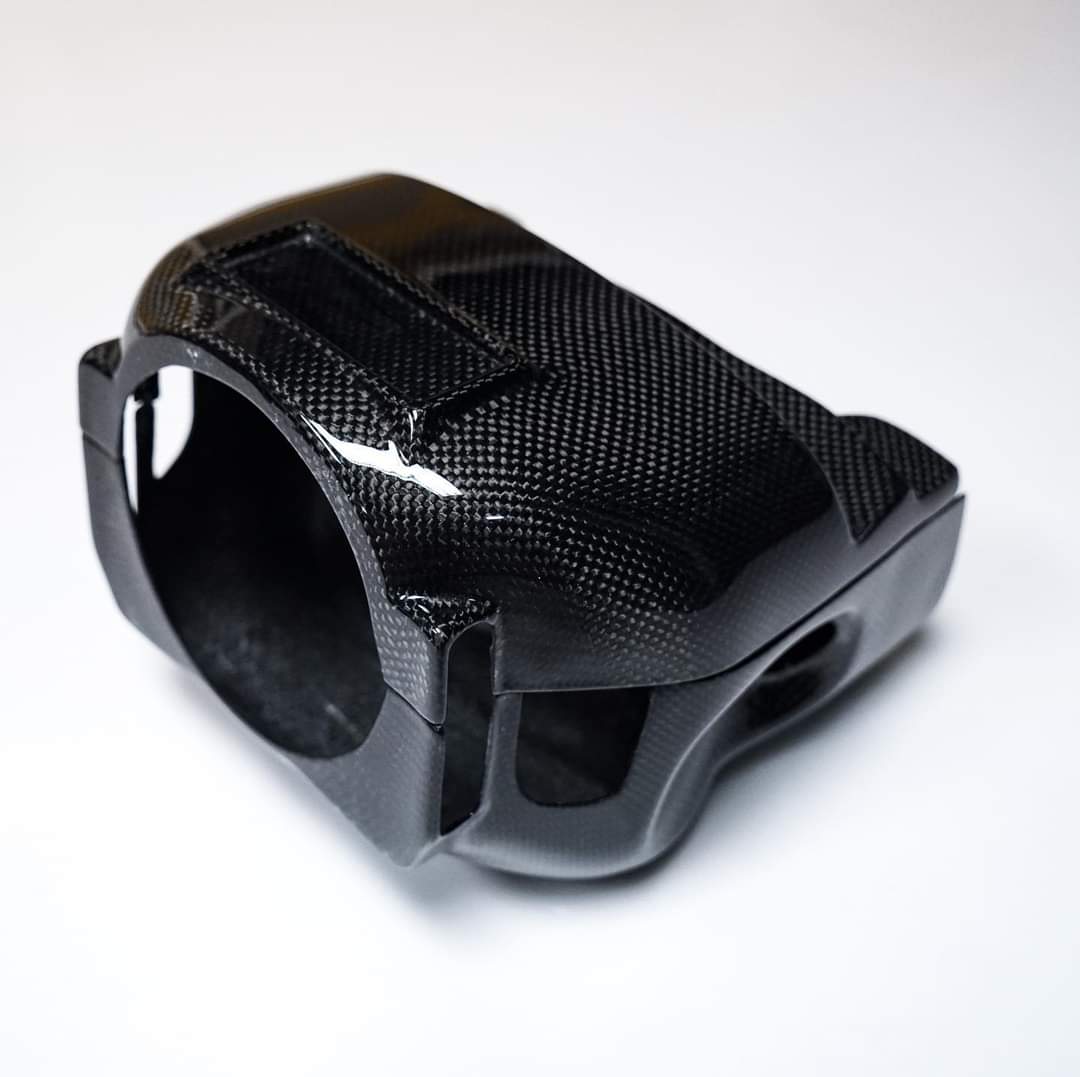 Ferrari F430 Carbon Fiber Steering Wheel Column Cover Surround – Exotic ...