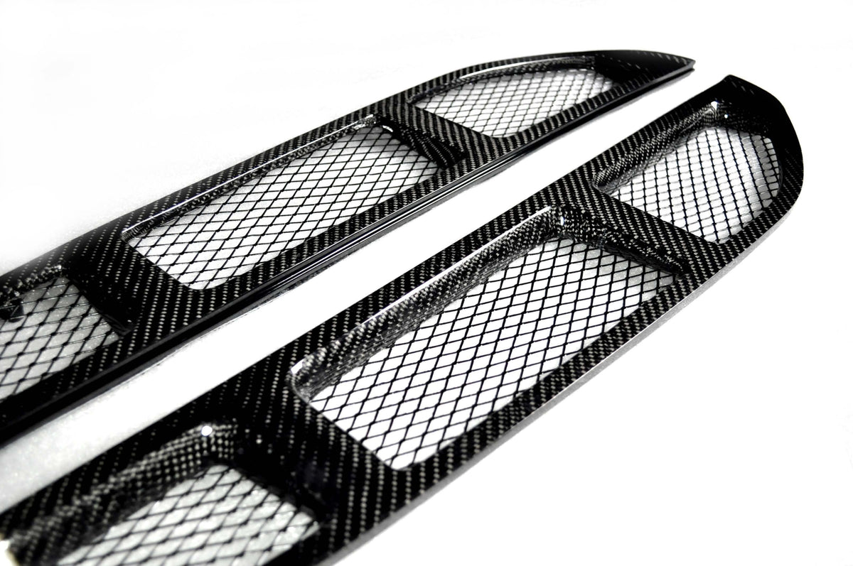 Ferrari F430 Carbon Fiber Rear Window Louvres (16M Style) - SPIDER ONL ...