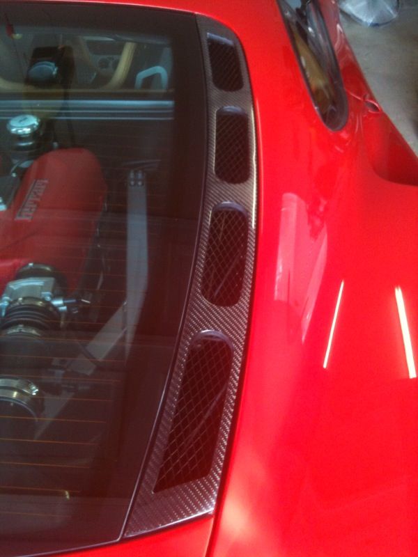 Ferrari 360 Carbon Fiber Rear Window Louvres (CS Style) - COUPE ONLY ...