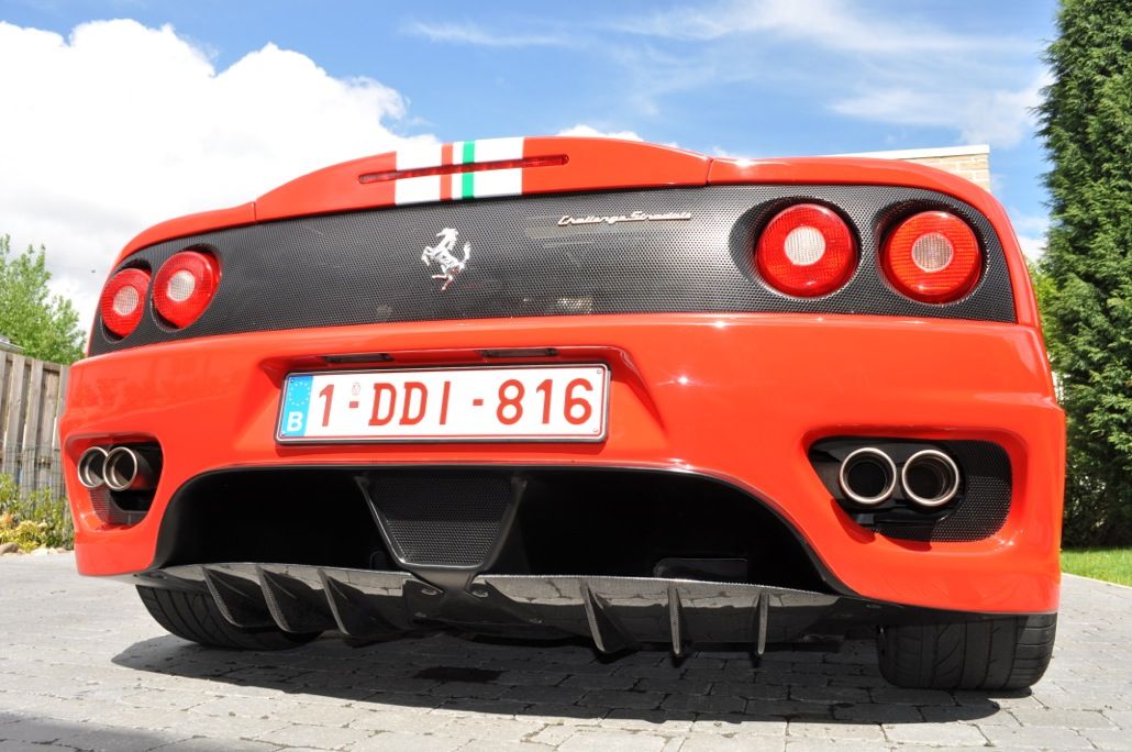Ferrari 360 Carbon Fiber Rear Diffuser (CS Style) - MODENA/SPIDER ONLY ...