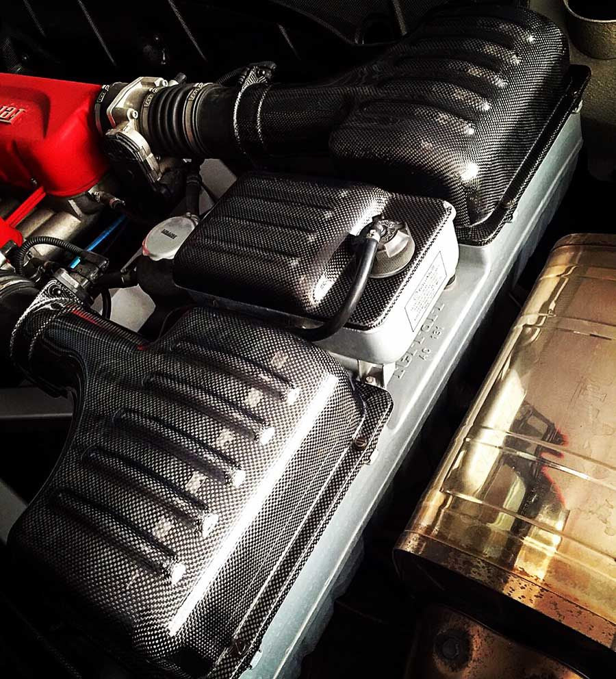 Ferrari 360 Carbon Fiber Intake Airbox Covers (CS Style) - CS ONLY ...